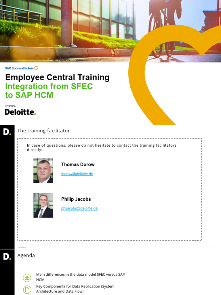 EC - Trainings - Session - 11 - Integration From SFEC To SAP HCM - v0.3 | PDF | String (Computer ...
