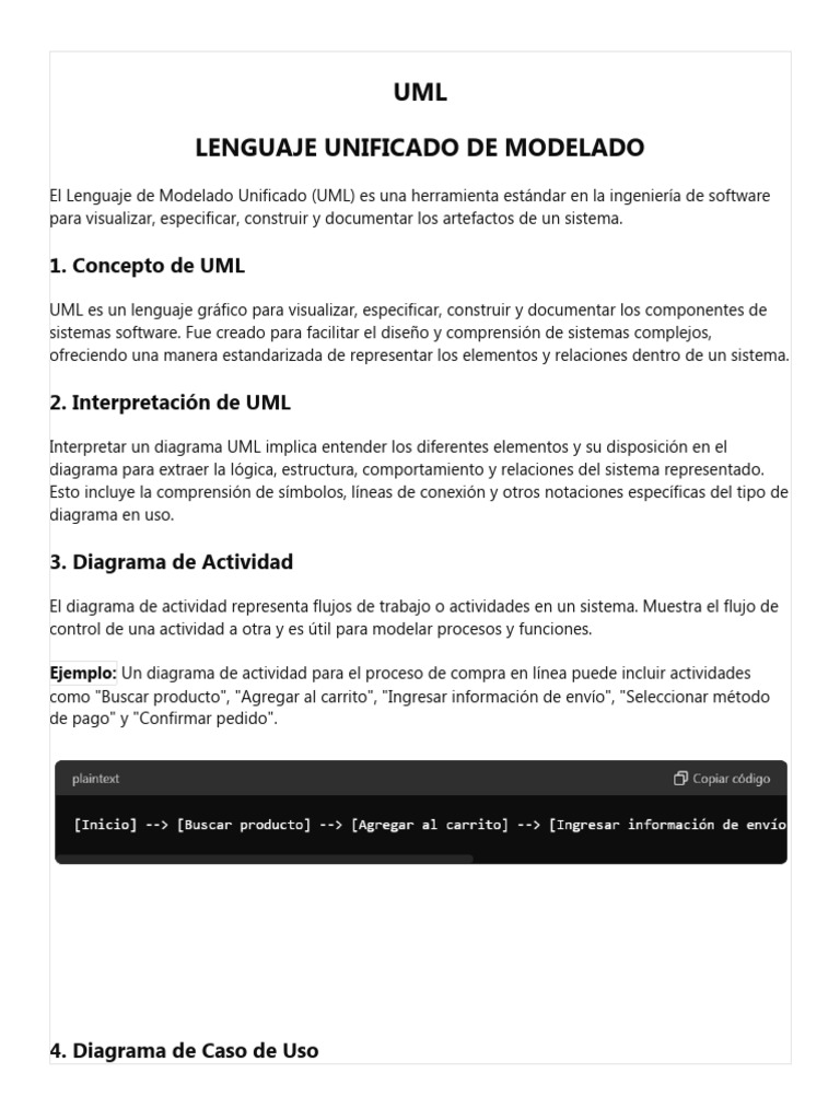 UML Lenguaje Unificado de Modelado | PDF | Lenguaje de modelado unificado | Caso de uso