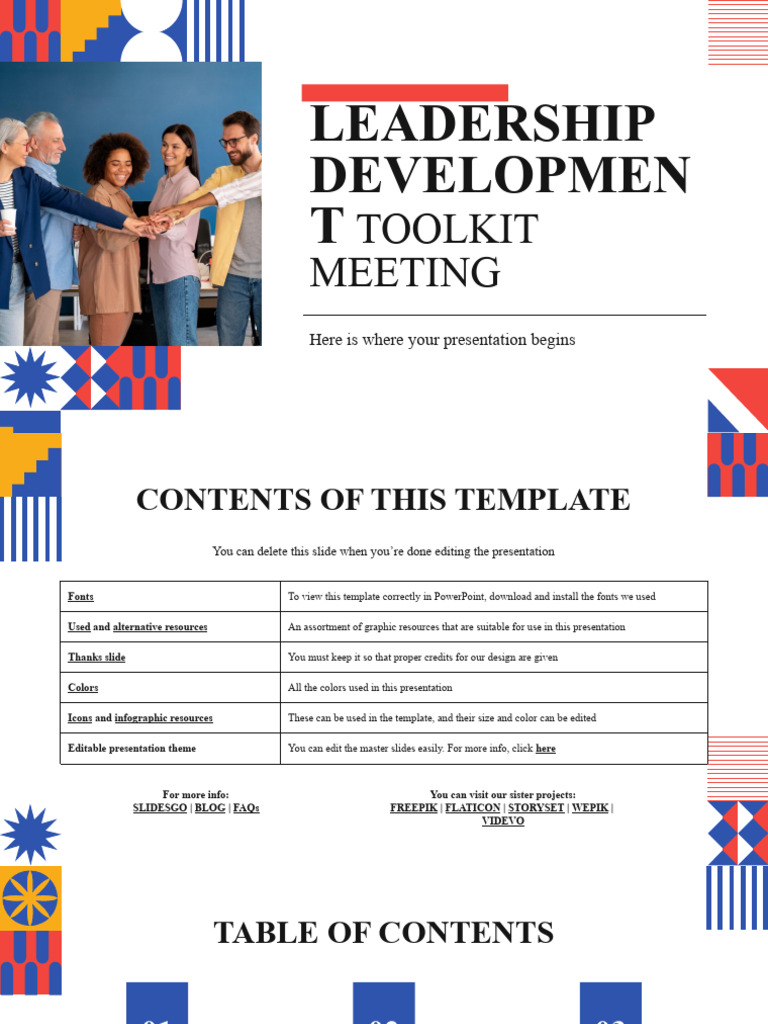 Leadership Development Toolkit Meeting by Slidesgo | PDF | Planets | Saturn