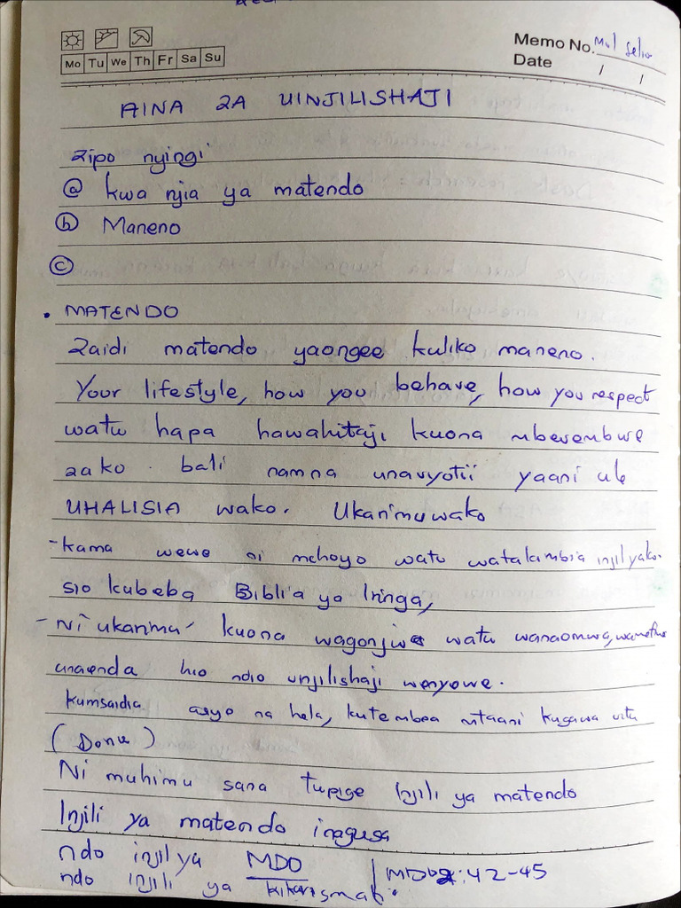 Shule Ya Uinjilishajj L (1), Pdf2 | PDF