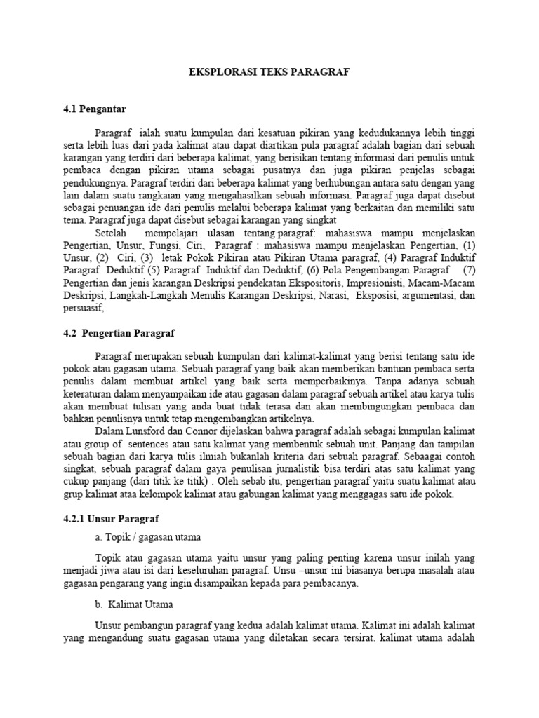 Teks Paragraf | PDF