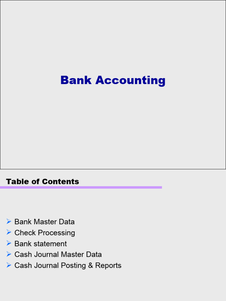 Bank Accounting | PDF | Cheque | Banks