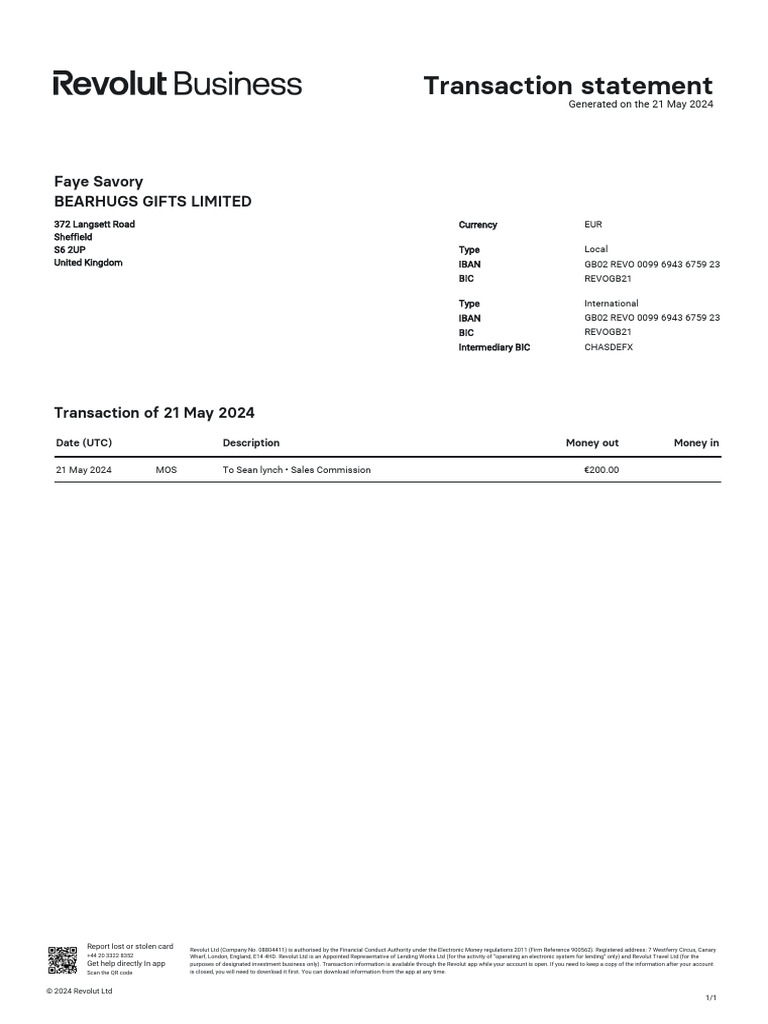 transaction-statement (5) | PDF | International Finance | Private Sector