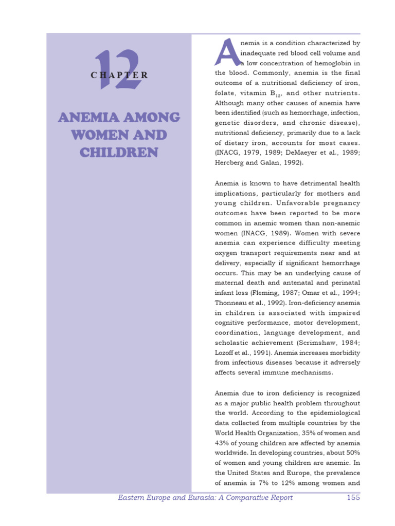 12 Chapter 12 | PDF | Anemia | Hemoglobin