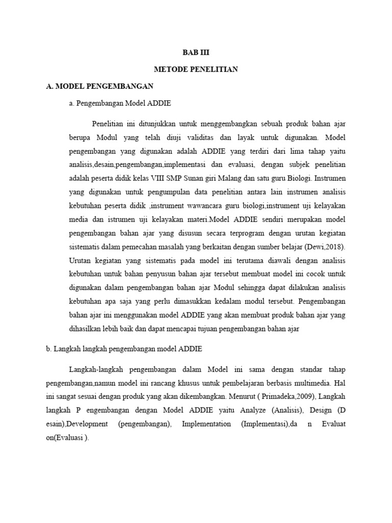 Bab Iii MBS | PDF