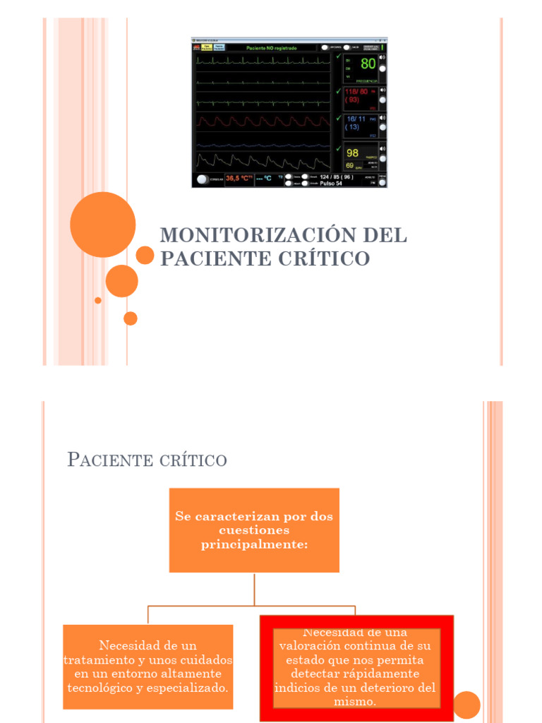 monitorizacion | PDF | Electrocardiografia | Presión sanguínea