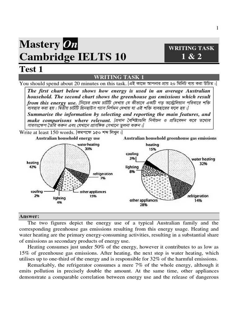 Cambridge Ielts Academic 10 Writing Task Pdf