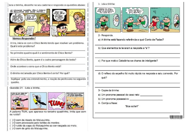 Tirinha Turma Da Mônica Pdf