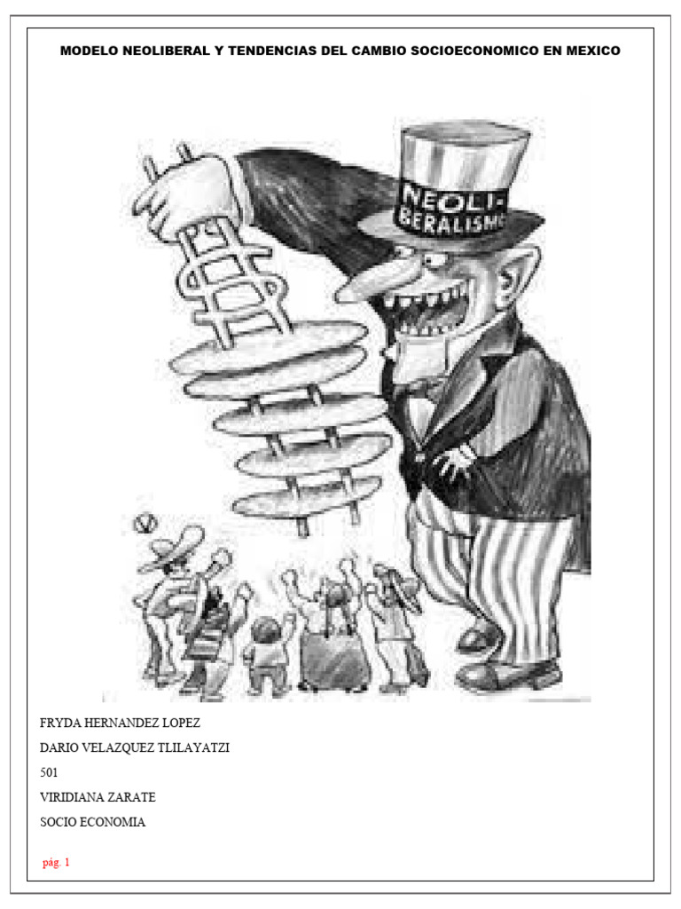 Modelo Neoliberal y Tendencias Del Cambio Socioeconomico en Mexico ...