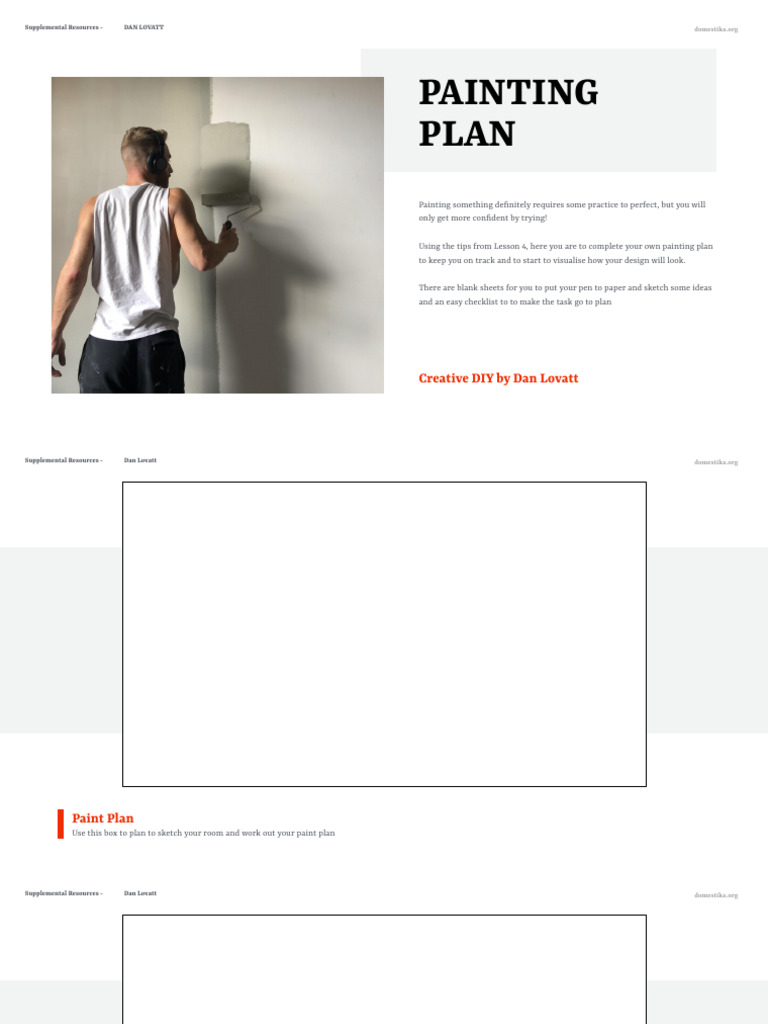 Paint Plan | Download Free PDF | Paint | Materials