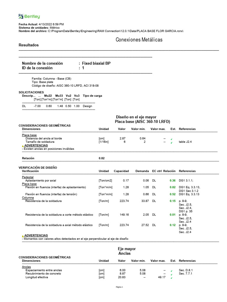 Reporte de RAM Connection Standalone CE PLACA BASE | PDF | Ingeniería mecánica