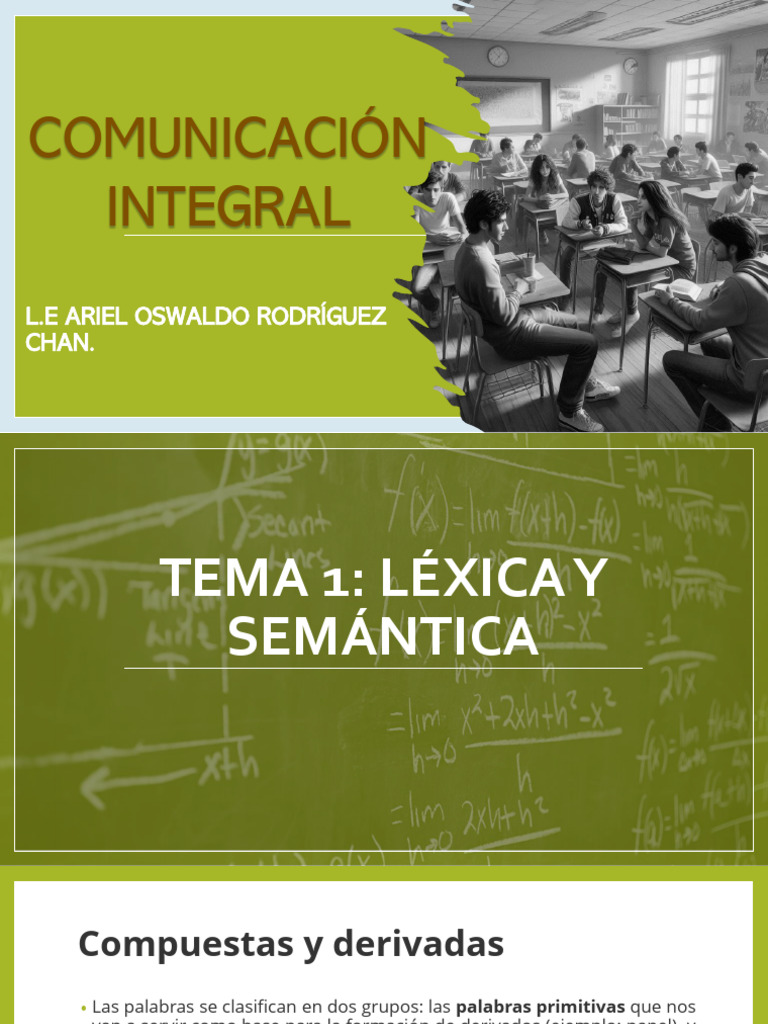 Sesión 3-Comunicación Integral | PDF | Palabra | Gramática