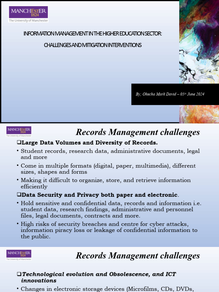 Records Management Challenges Today | PDF | Records Management ...