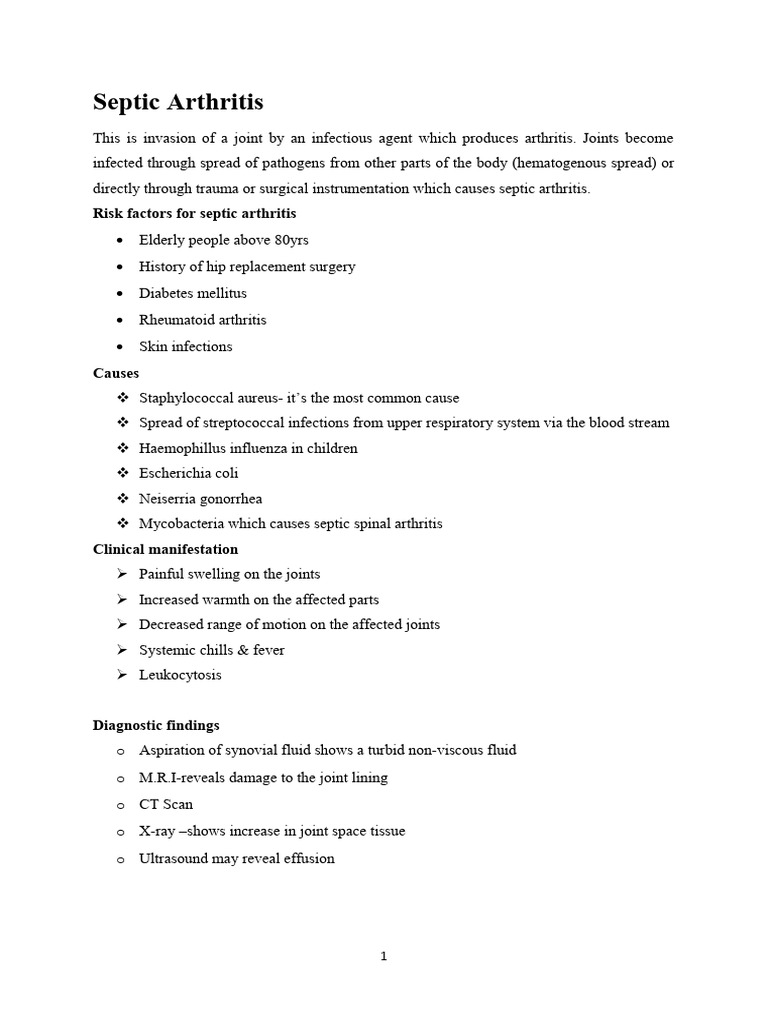 Orthopaedic Handout Pdf Amputation Bone