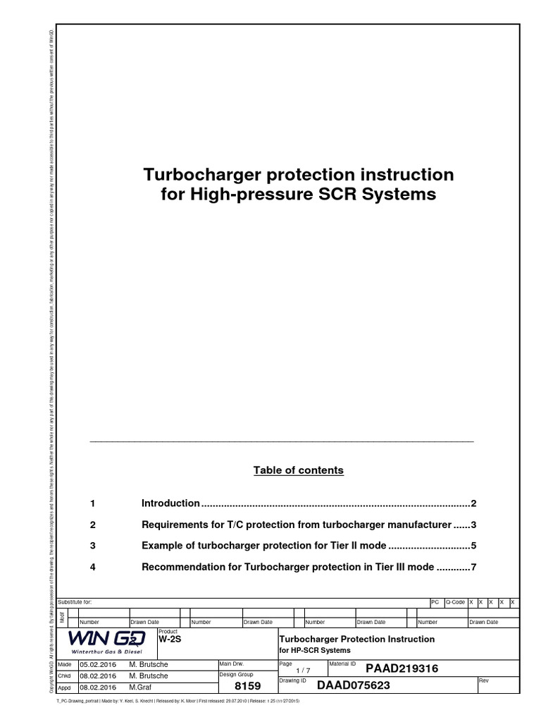 CONCEPT-GUIDANCE_WinGD-2S_SCR-TC-protection | PDF | Turbocharger | Machines