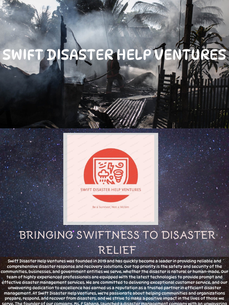 Swift Disaster Help Ventures PDF | PDF | Emergency Management | Clothing