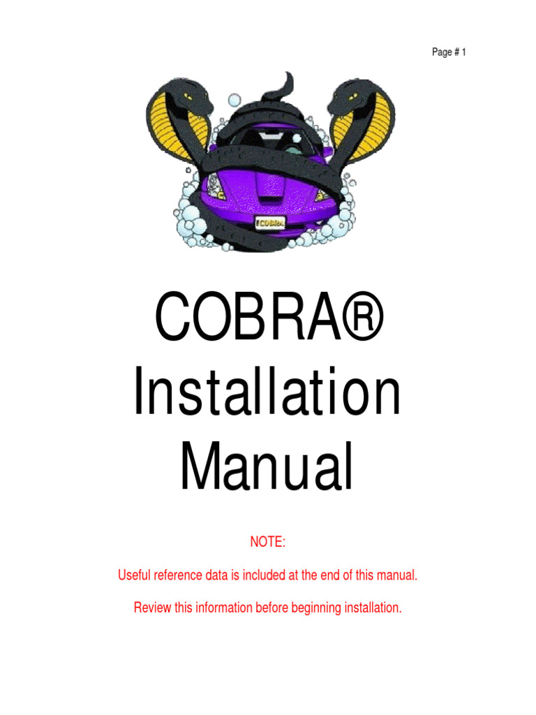 Hydro Spray Cobra Install Manual R4 | PDF | Screw | Manufactured Goods