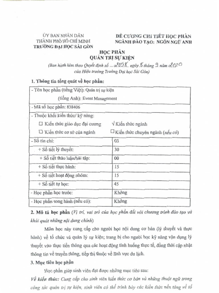 Quan Tri Su Kien | PDF