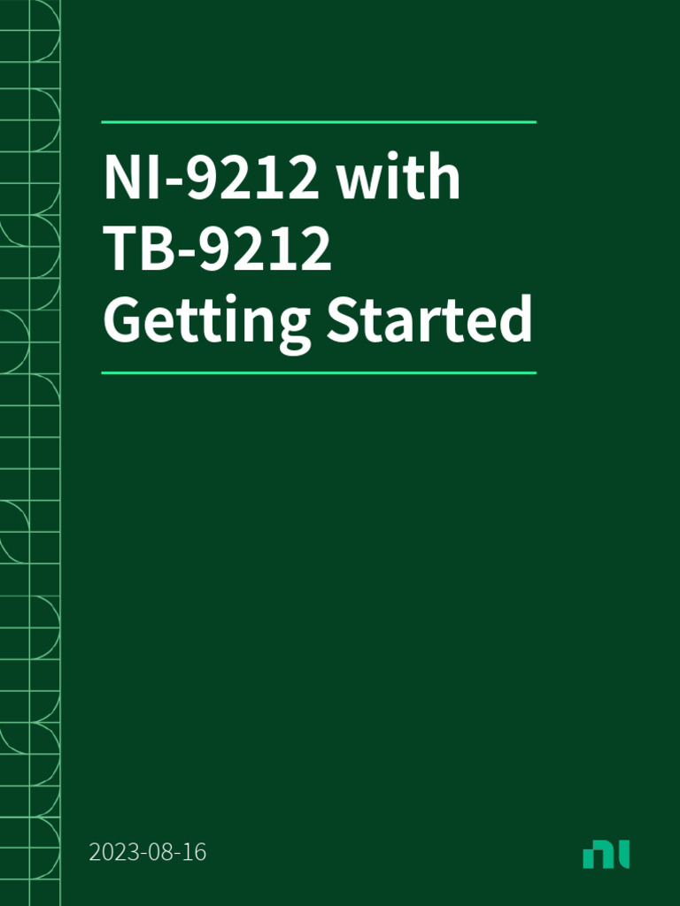 Ni-9212 With tb-9212 Getting Started 8-16-2023 | PDF | Thermocouple ...