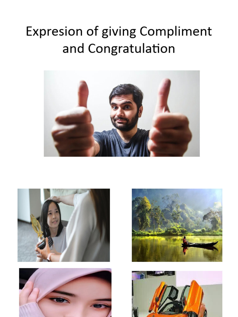 Expresion of Giving Compliment and Congratulation | PDF | Art