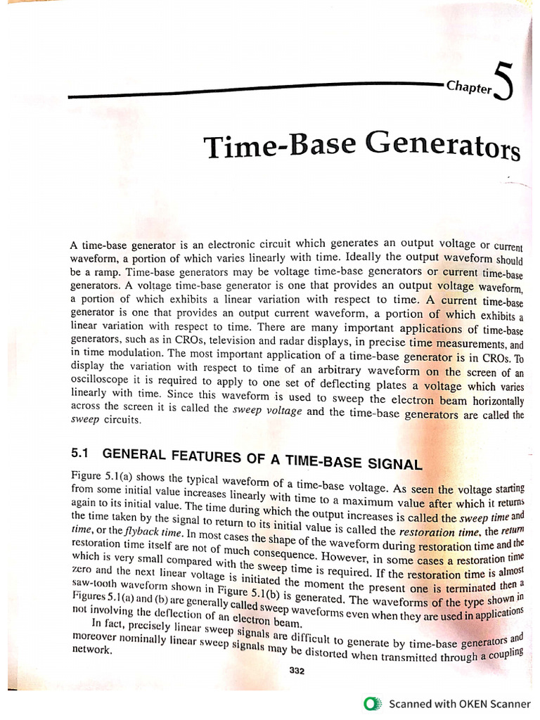 Time Base Generators | PDF