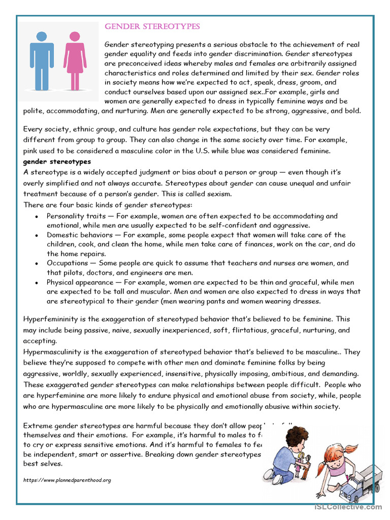 Gender Stereotypes 2 | PDF | Gender Role | Gender Studies