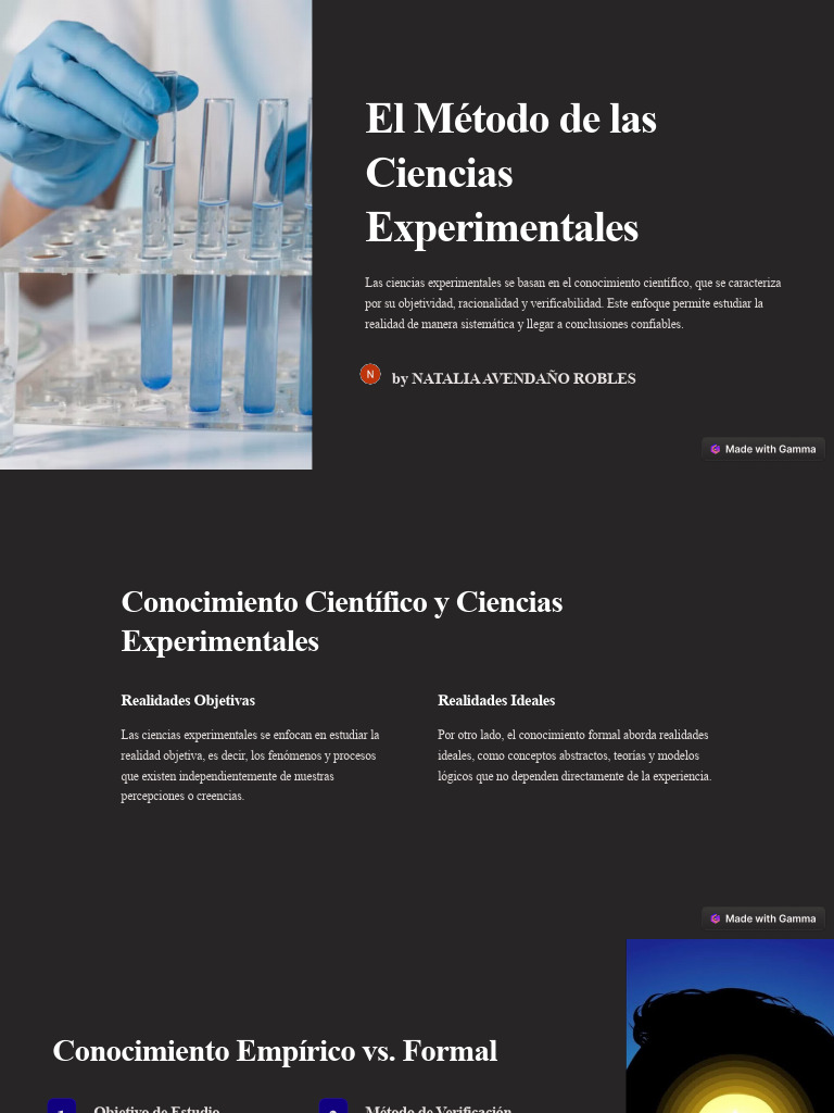 El Metodo de Las Ciencias Experimentales | PDF | Método científico | Conocimiento