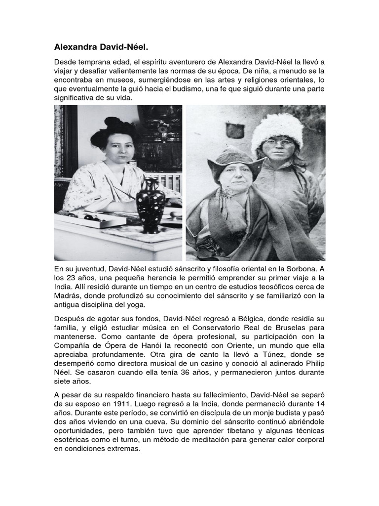 Alexandra David-Néel. | PDF | Tíbet