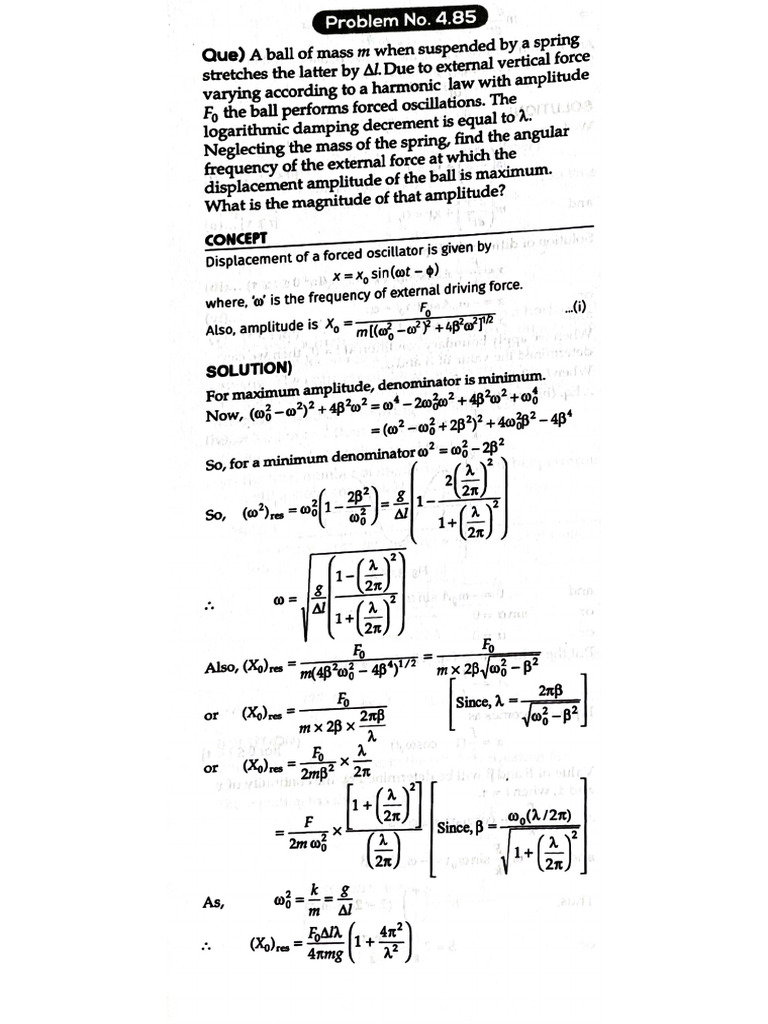Blockbuster Problem for JEE Advanced Physics by Ashok Kumar(AK Sir) | PDF