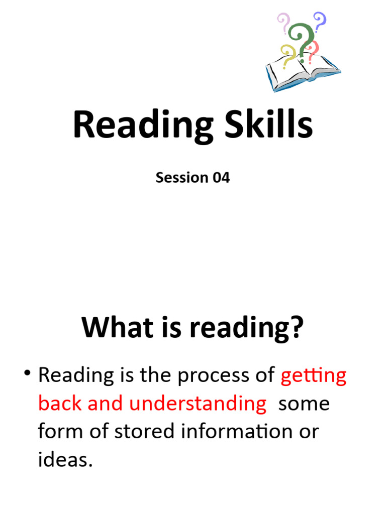 C-1.Reading Skills | PDF | Speed Reading | Behavioural Sciences