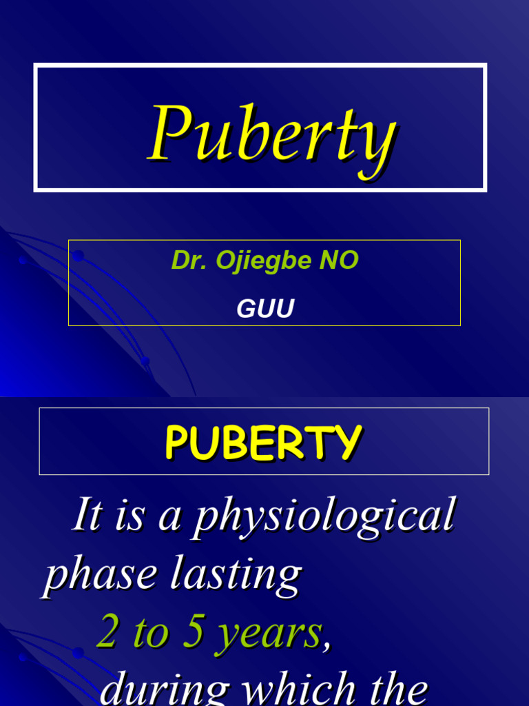 Puberty | Download Free PDF | Puberty | Endocrine System