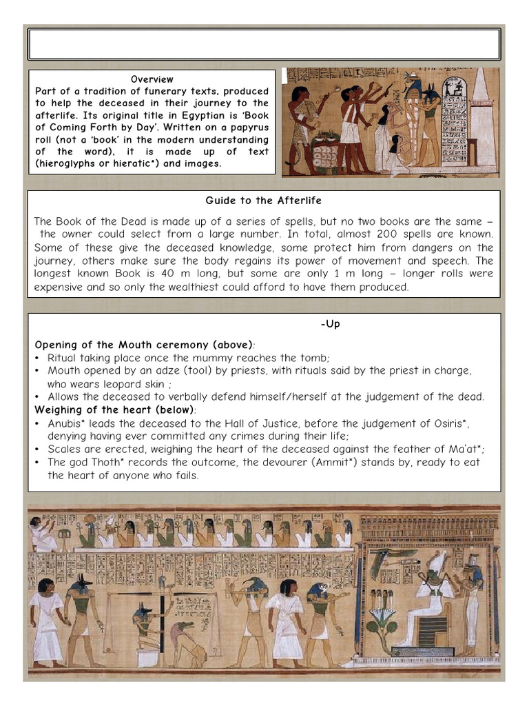 CPD Book of The Dead - 240607 - 152612 | PDF | Ancient Egyptian ...