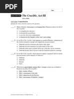 Act 1 & 2 - The Crucible | PDF