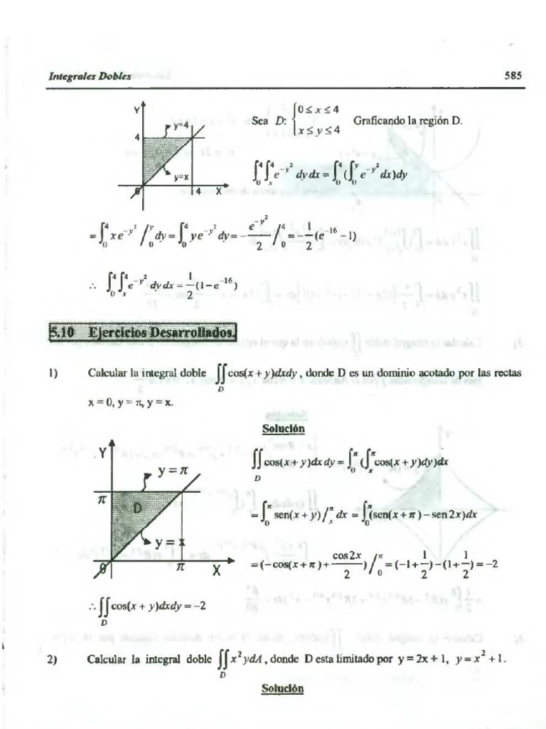 Integrales Dobles y Triples