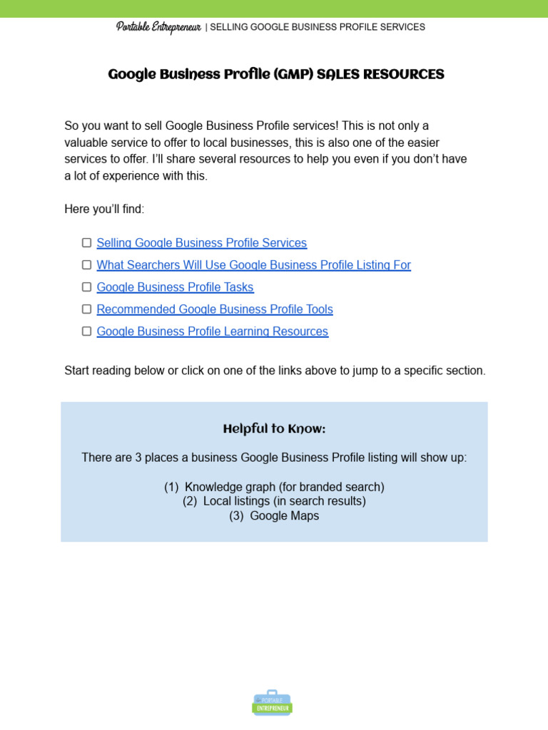Selling Google Business Profile Services | PDF | Human Communication
