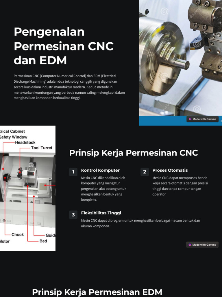 Pengenalan Permesinan CNC Dan EDM | PDF
