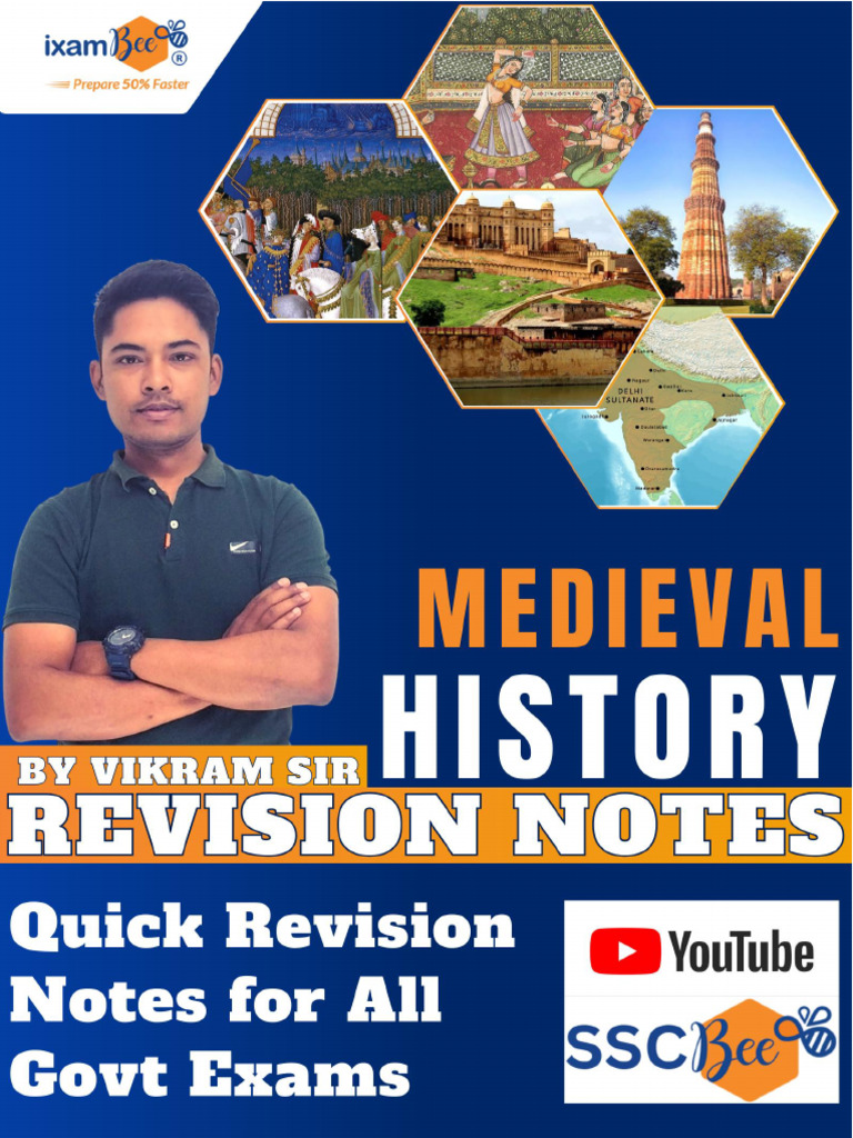 Medieval History Revision Notes - IxamBee | PDF | Mughal Empire