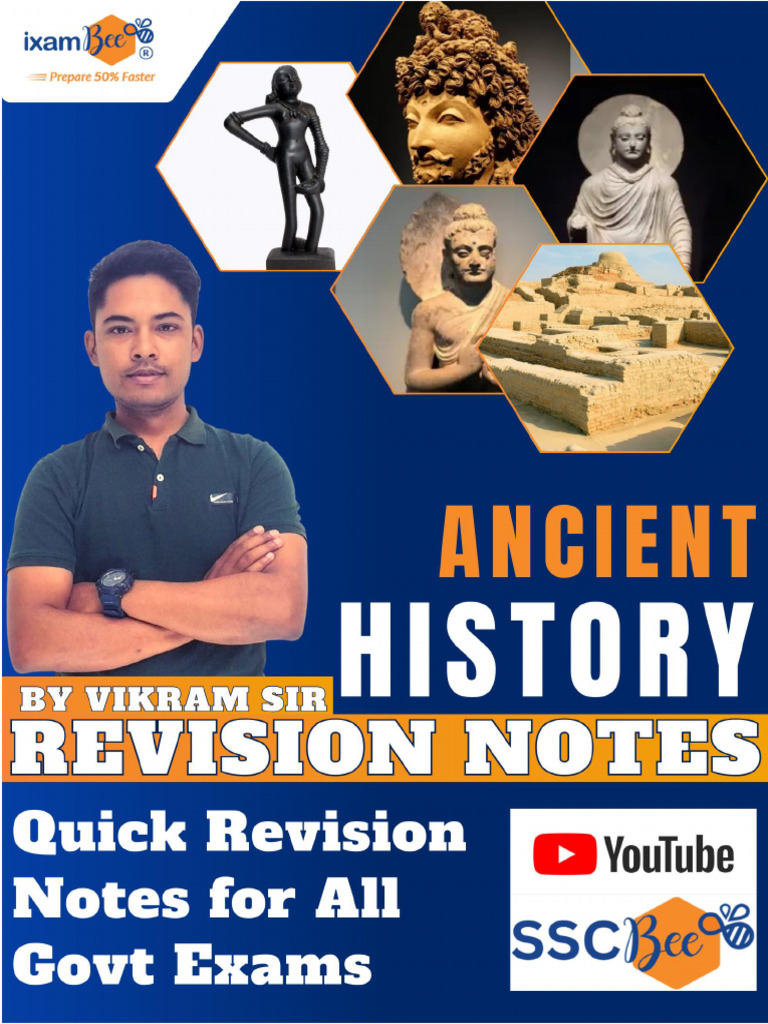 Ancient History Revision Notes - IxamBee | PDF | Ancient India