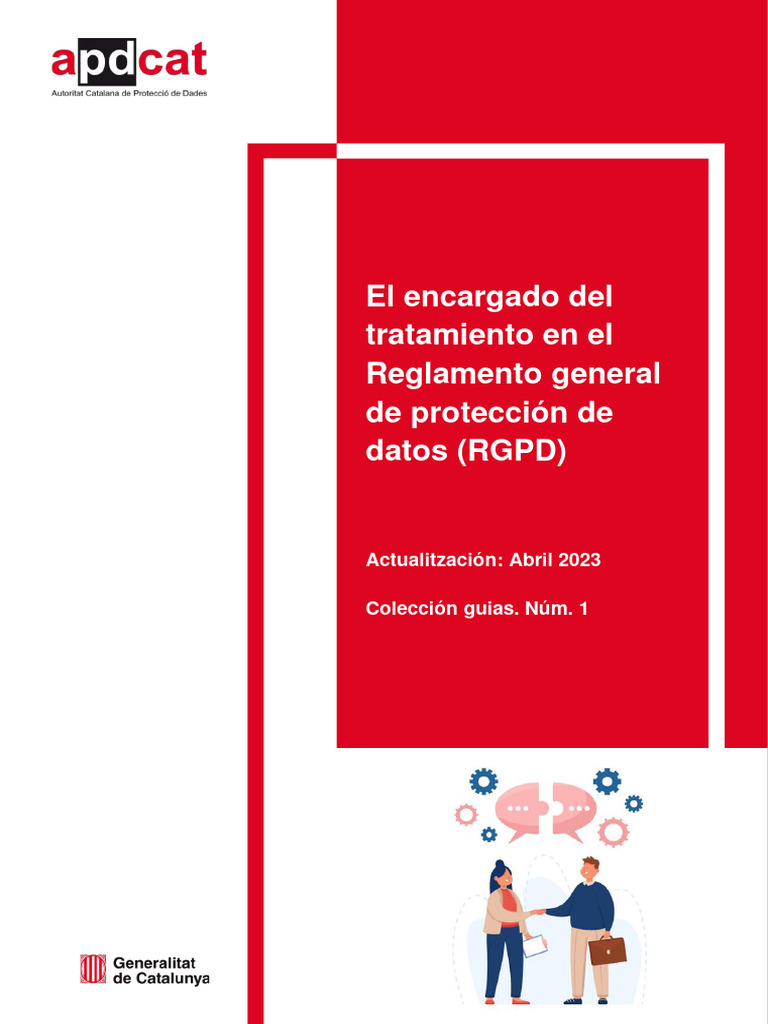 Guia Encargado Del Tratamiento Rgpd Cast Pdf Outsourcing Justicia