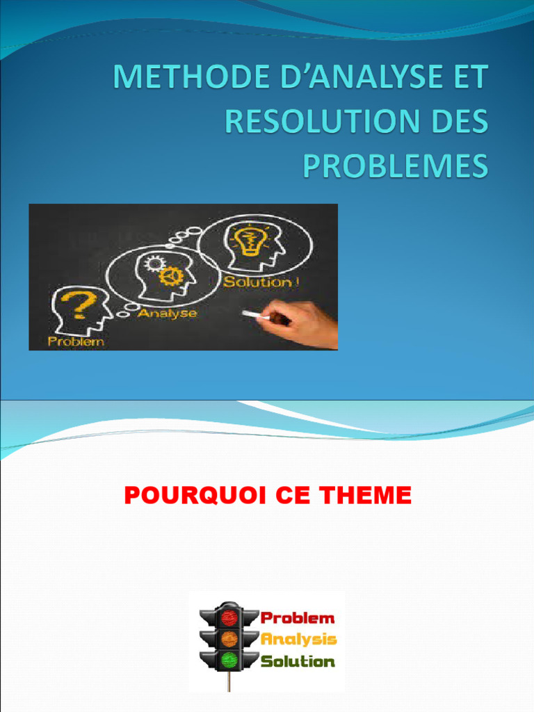 Methodes Analyse Et Resol Prob 1 | PDF | Ingénierie de fiabilité