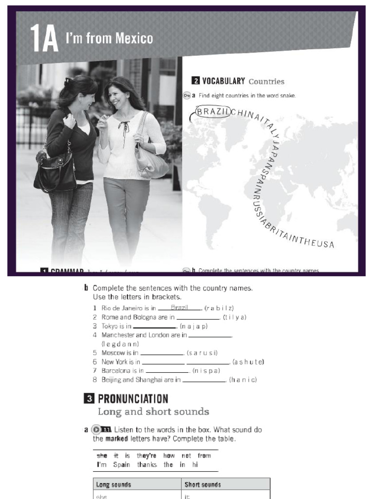 Unit 1 Workbook | PDF