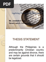 Position Paper Divorce | PDF | Divorce | Marriage