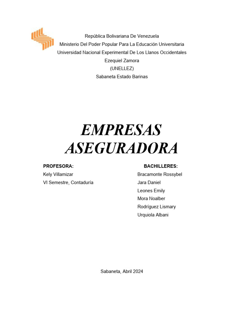 Empresas Aseguradora | PDF | Reaseguro | Seguro