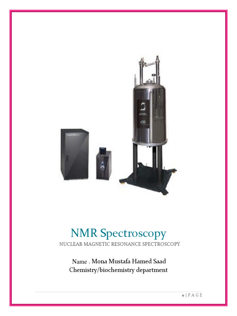 nmr spectra | PDF | Nuclear Magnetic Resonance | Nuclear Magnetic ...