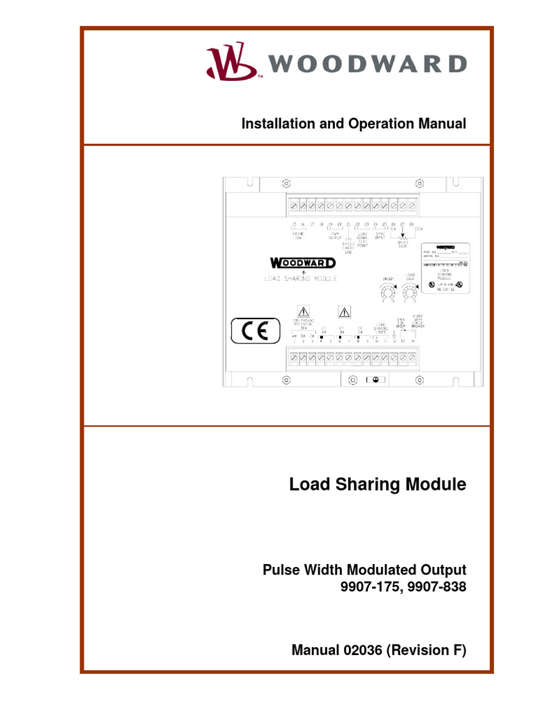 Woodward Load Sharing Module Installation and Operation Manual | PDF ...