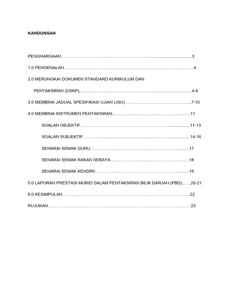 Edup3063 (Pentaksiran Dalam Pendidikan) | PDF
