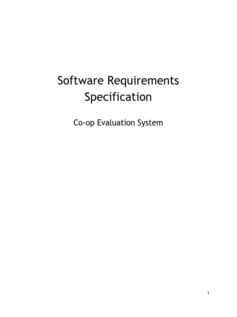 Software System Requirement Specifications | PDF | Server (Computing ...