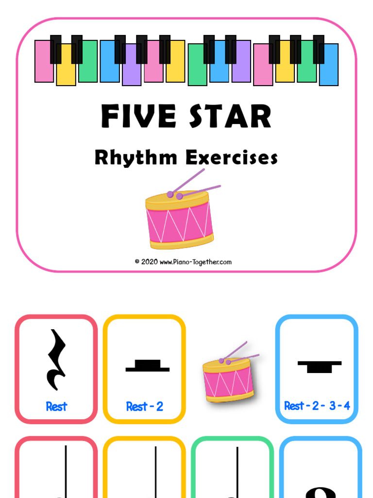 Rhythm Exercises for Piano Practice | PDF