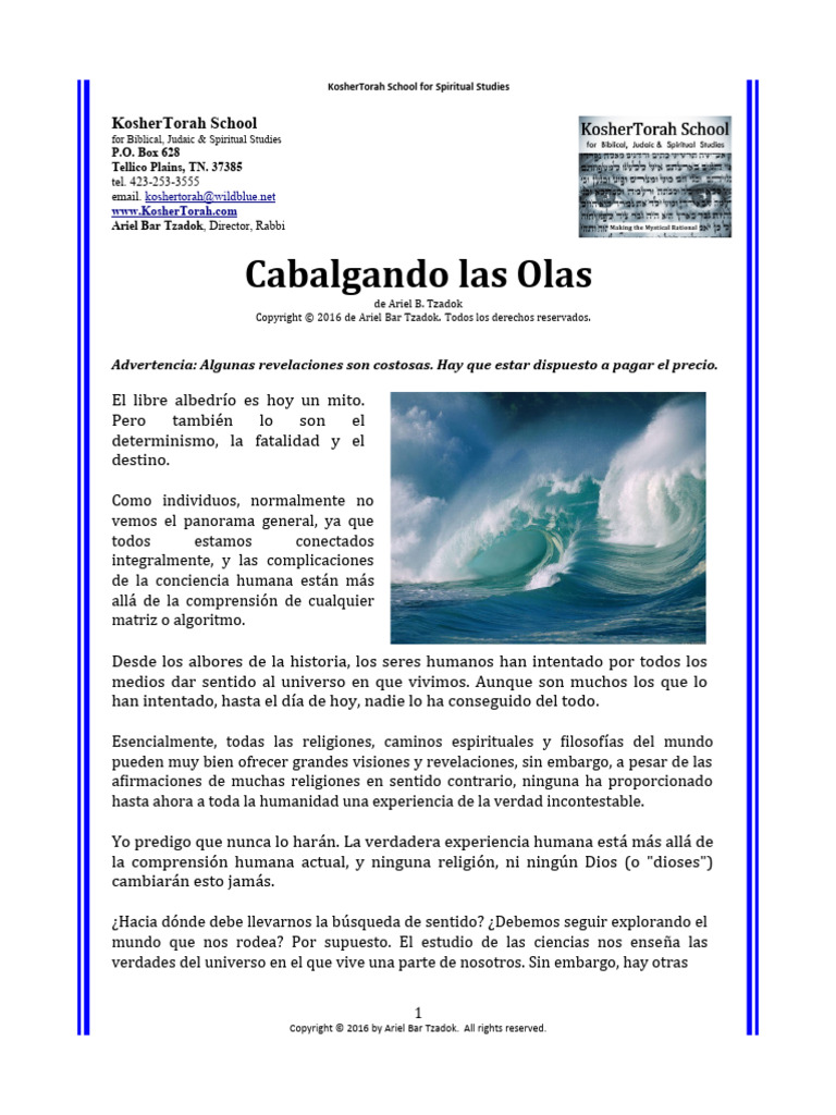 Cabalgando Las Olas | PDF | Realidad | Verdad