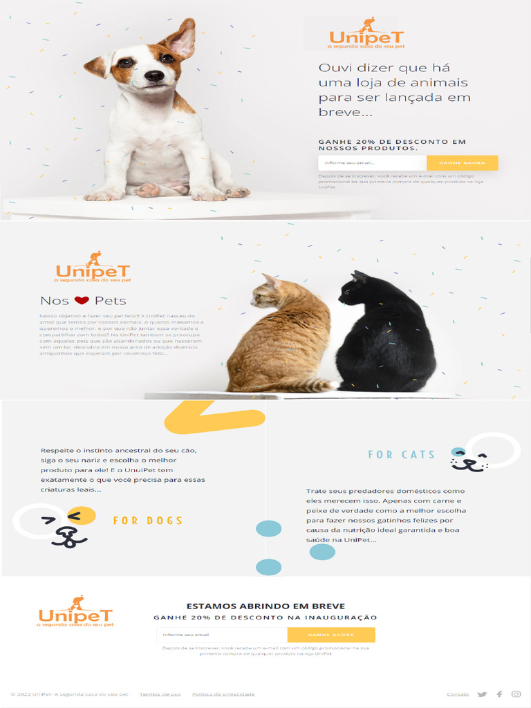 LandingPage-UniPet | PDF